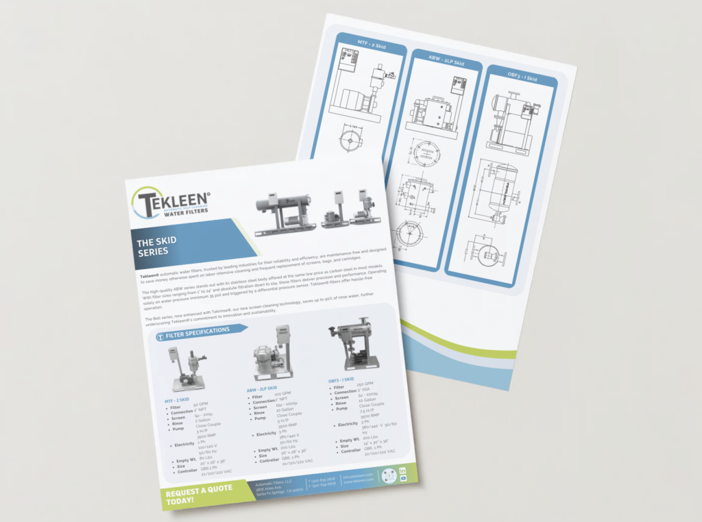 Skid Series Cut Sheet - Tekleen